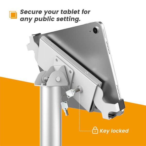 Beelta Universal Tablet Kiosk Floor Stand | BSF302X – Beelta Store